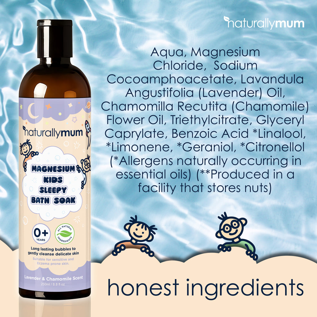 Kids Magnesium Lotion with Vitamin D and Magnesium Sleepy Bath Soak Bu ...