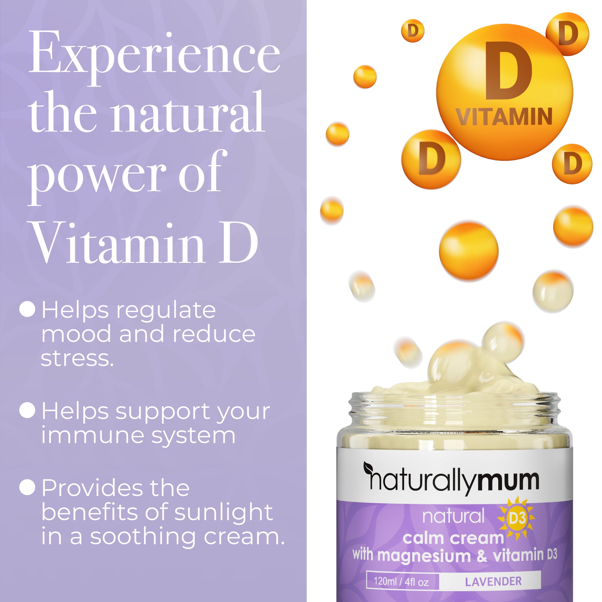 Calm Cream with Magnesium and Vitamin D – Naturally Mum