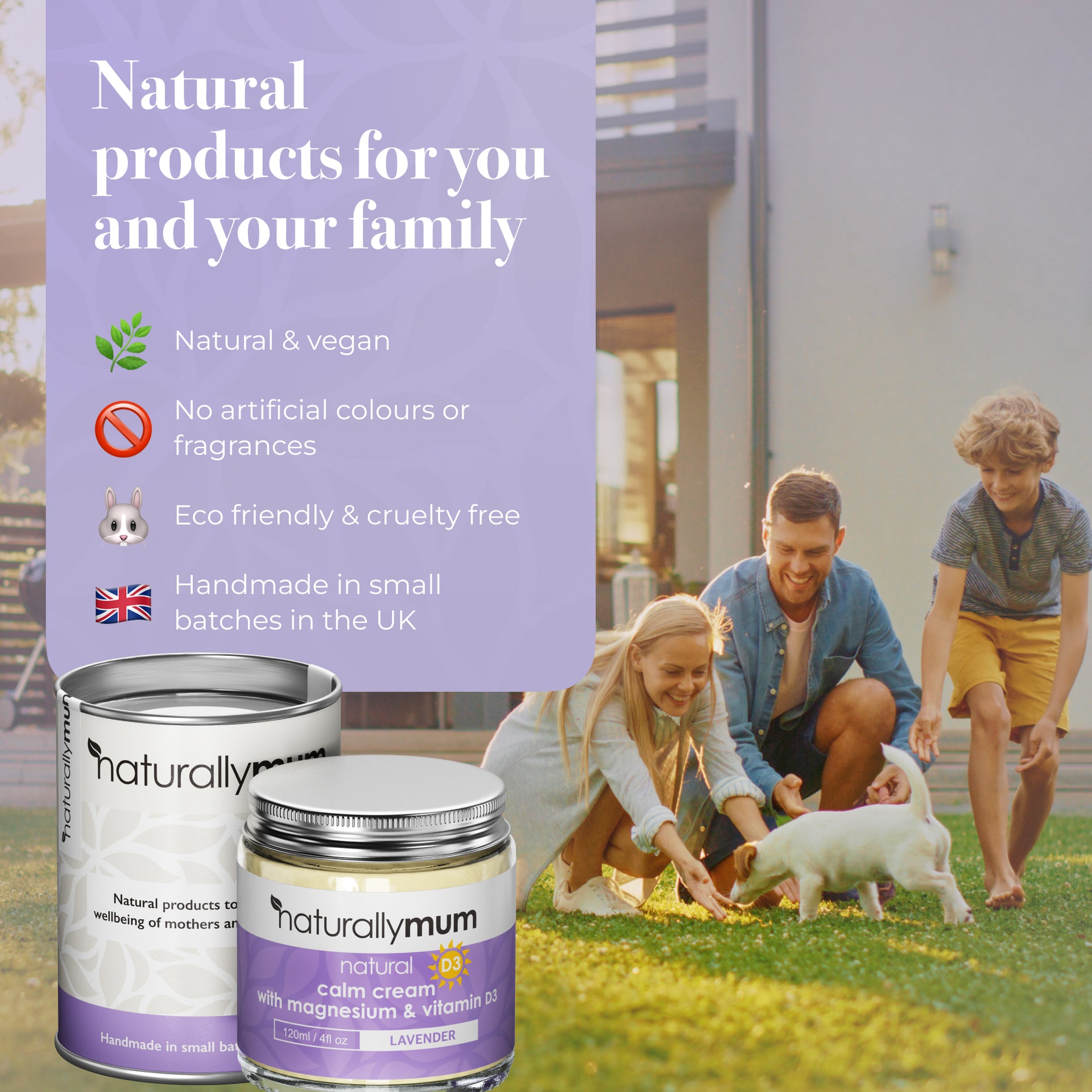 Calm Cream with Magnesium and Vitamin D – Naturally Mum